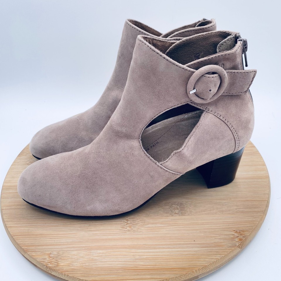 Earth Shoes Womens 10 Gray Suede Ankle Boots Zip | eBay