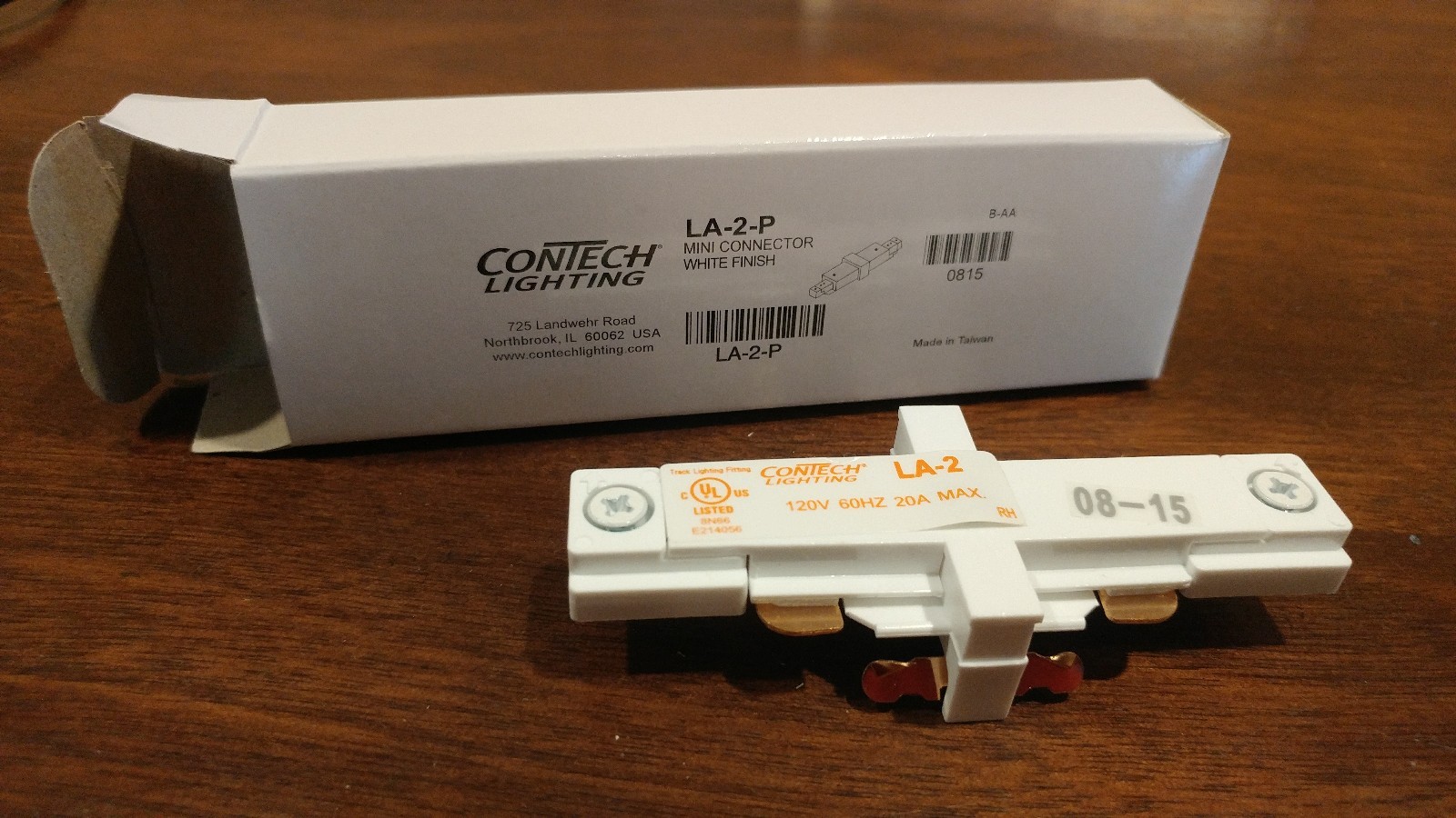 Lot of 5 Brand New ConTech LA-2-P Mini Connector White Finish | eBay
