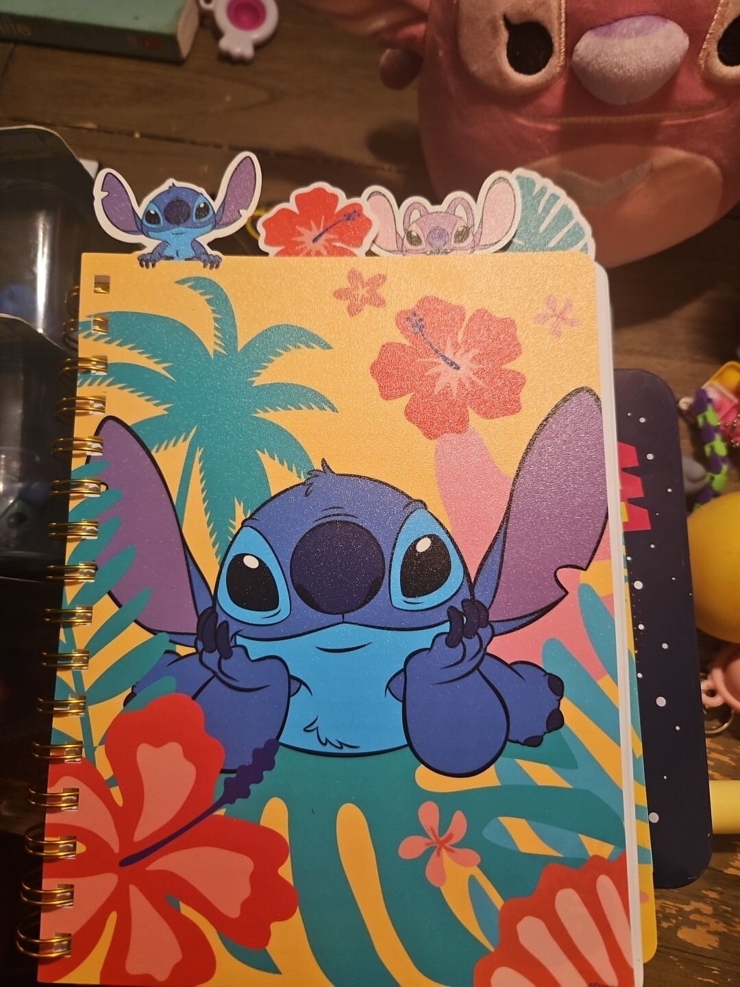 Disney Lilo And Stitch Journal Design 4 Section Tab Notebook | eBay