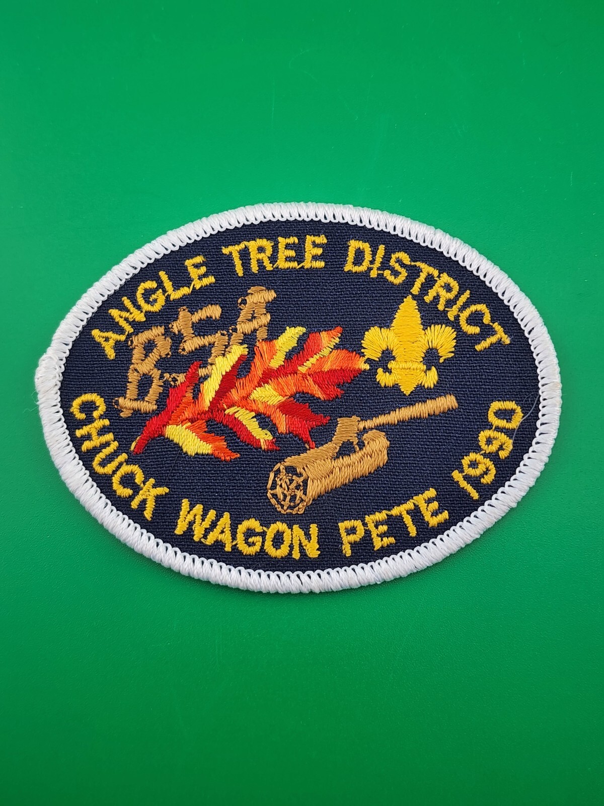 Angel Tree District Chuck Wagon Pete 1990 Patch BSA Boy Scouts Of ...