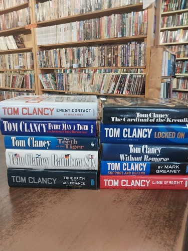 Lot of 10 Hardcover Tom Clancy Novels Hardcover Books | eBay
