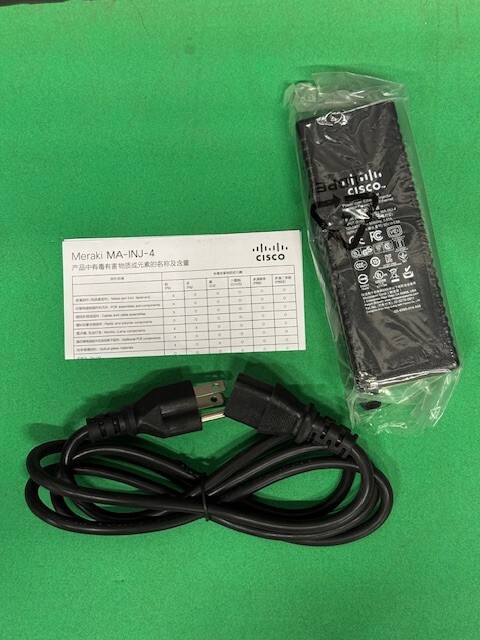 Cisco Meraki MA-INJ-4-US A40-10060 Power Injector 810979011989| eBay