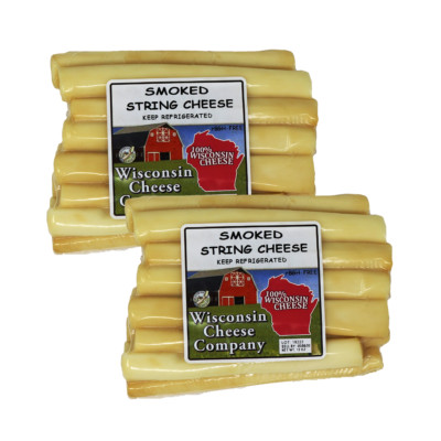 Wisconsin Cheese Company Smoked String Cheese, Great Cheese Snack ...