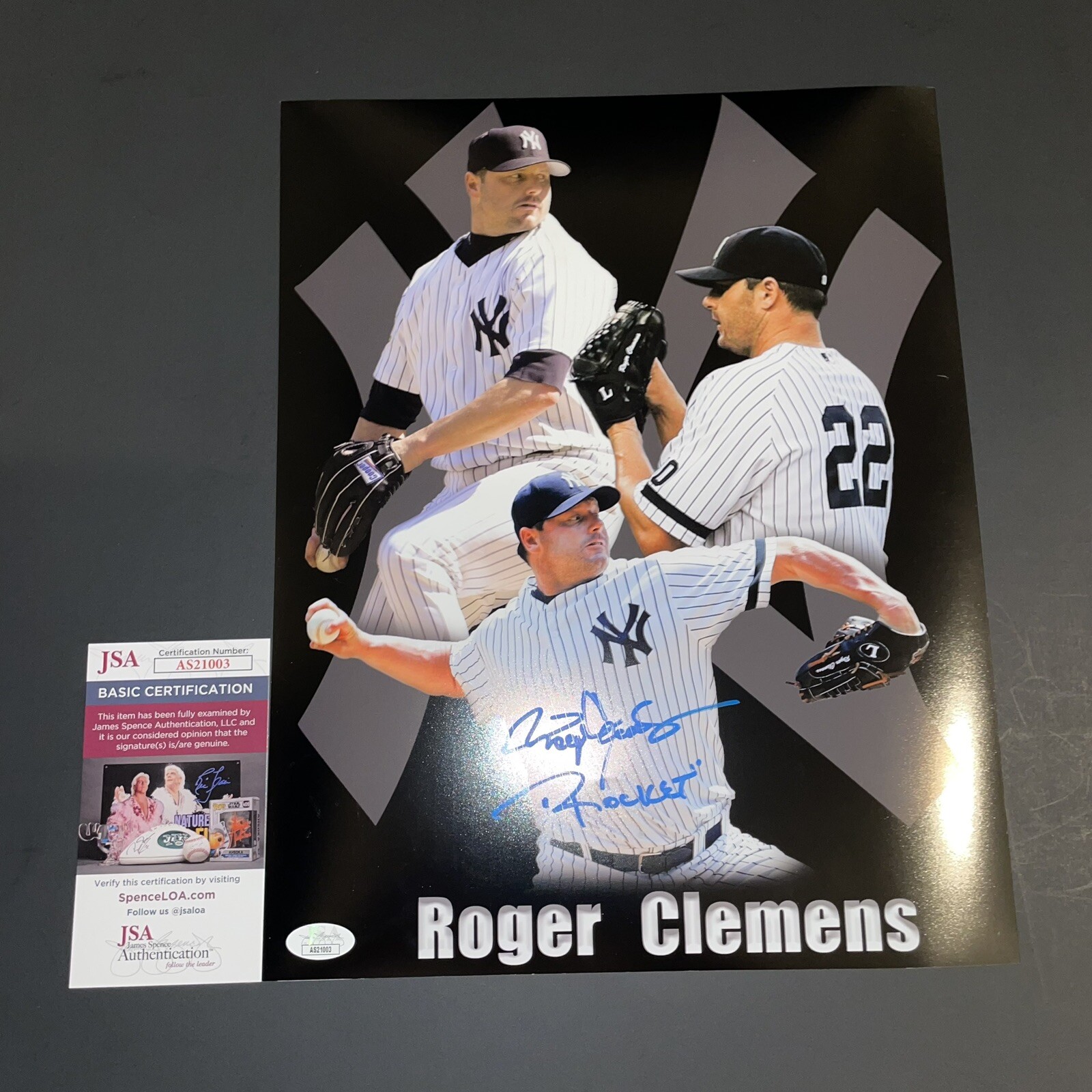 Roger Clemens Autographed Memorabilia | Signed Photo, Jersey ...
