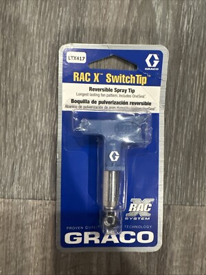 Graco RAC X LTX 417 SwitchTip Long Lasting Reversible Spray Tip Made ...