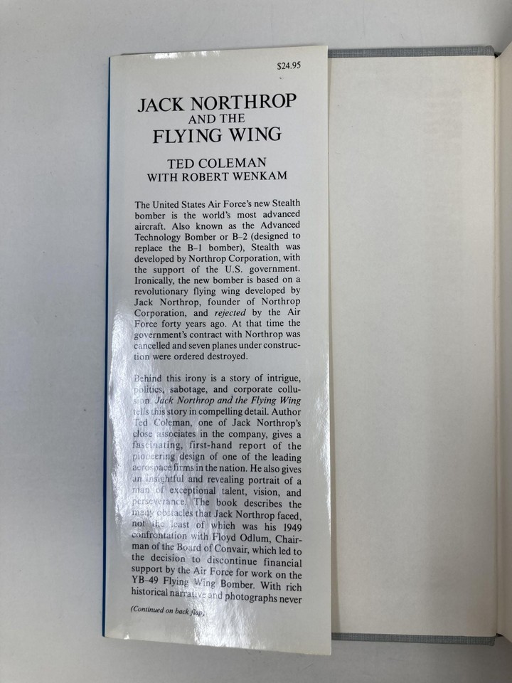 Jack Northrop and the Flying Wing The Story Behind the Stealth Bomber ...