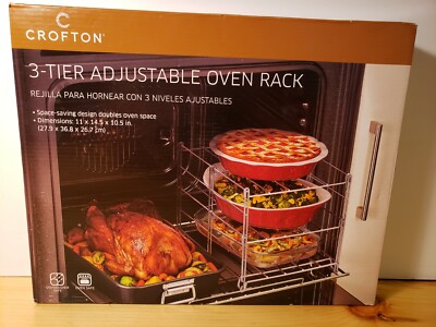 Crofton 3 Tier Adjustable Oven Rack Brand New Great For Cooking ...