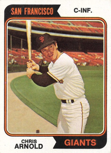 Chris Arnold San Francisco Giants 1974 Topps Baseball Card #432 | eBay