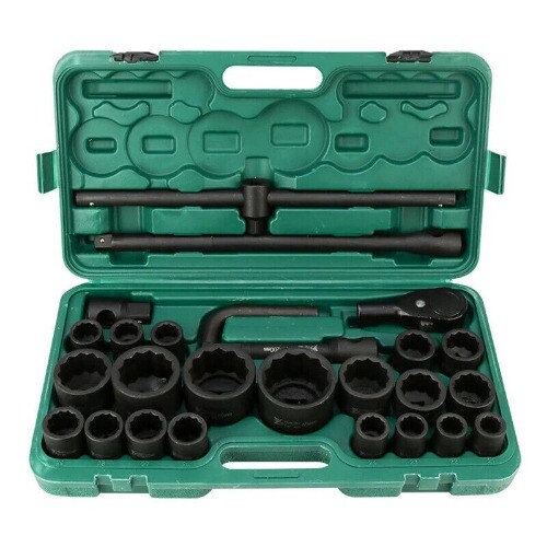 Heavy-duty 26-piece Socket Set 3/4 Hexagonal Plum Blossom 19mm Set 21 ...