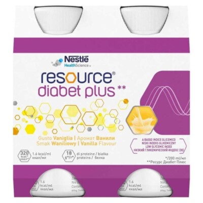 NESTLE Resource diabet plus vanilla - Food for special medical purposes ...