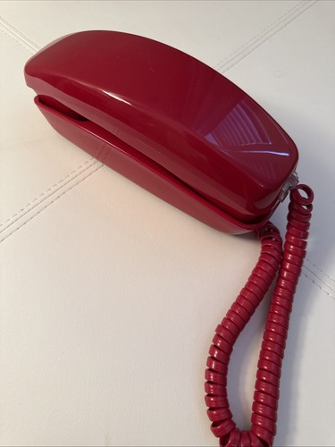 Vtg RED Rotary Dial Trimline Princess Phone = ITT brand / 1970's ...