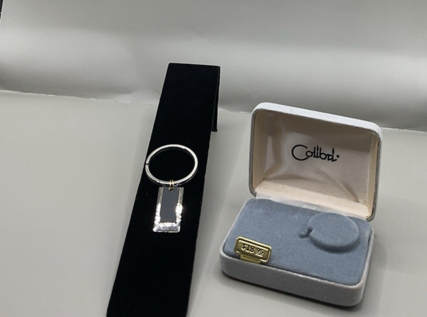 NEW/VINTAGE Colibri Key Ring Silver And Black | eBay