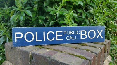 DR WHO POLICE PUBLIC CALL BOX TARDIS Door Sign NEW | eBay
