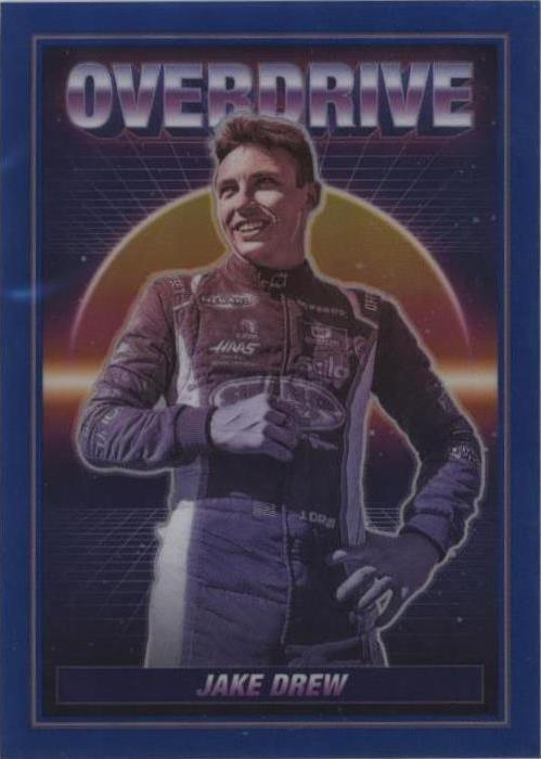 2023 Panini Chronicles - Overdrive Jake Drew #20 Blue Prizm /199 (RC ...