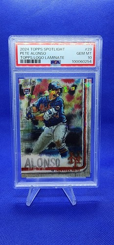 2024 Topps Spotlight By Andy Friedman - Topps Logo Laminate #29 Pete ...