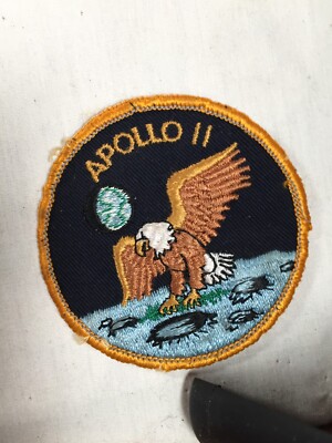 Kennedy Space Center souvenir space emblem Apollo 11 mission sewn ...