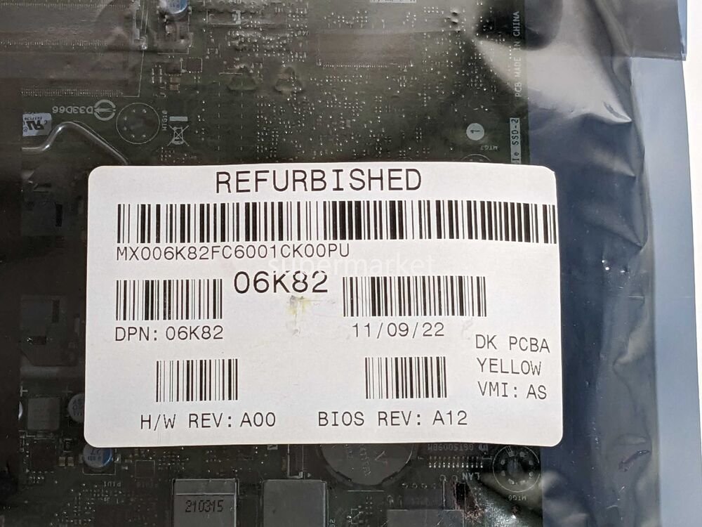 GENUINE Dell Optiplex 3080 MFF Motherboard DDR4 IPCML-CT 06K82 for sale ...