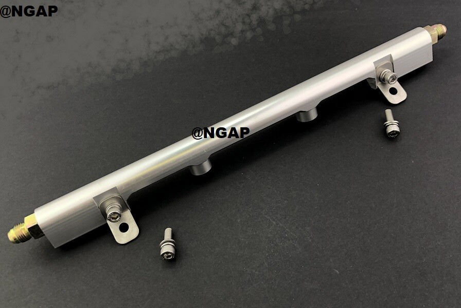 Silver Aluminum High flow Fuel Rail for 85-92 BMW E30 M3 S14 Fuel Rail ...