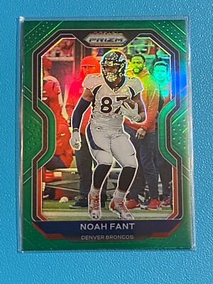 🏈 2020 Panini Prizm Football Green Prizm Base Card #112 Noah FANT 🏈 | eBay