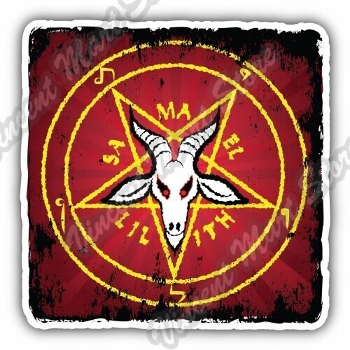 Sigil Lucifer Satan Devil Demon Evil Hell Car Bumper Vinyl Sticker ...
