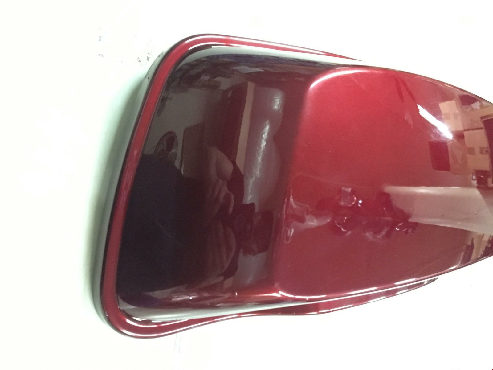 Right saddlebag lid Ember Red Sunglo 2014^ touring FLHTC Harley T/O ...