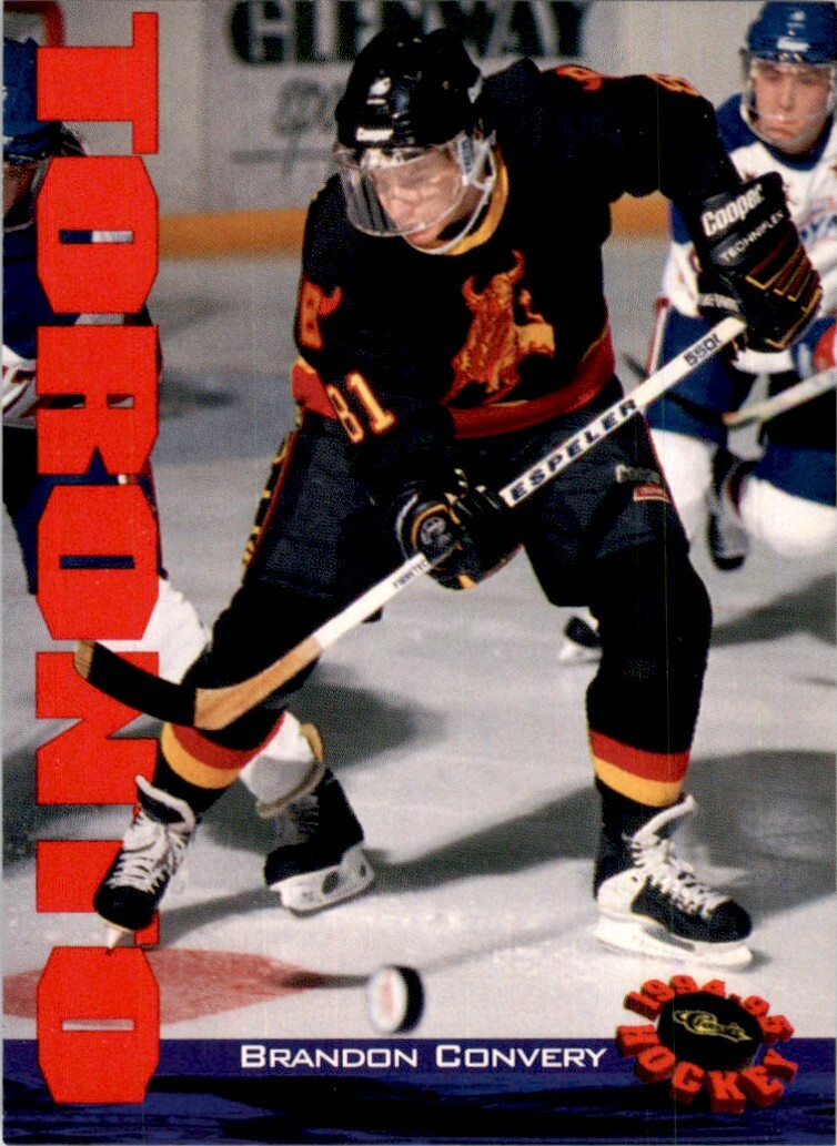 1994-95 Classic Hockey Brandon Convery Toronto Maple Leafs #82 | eBay