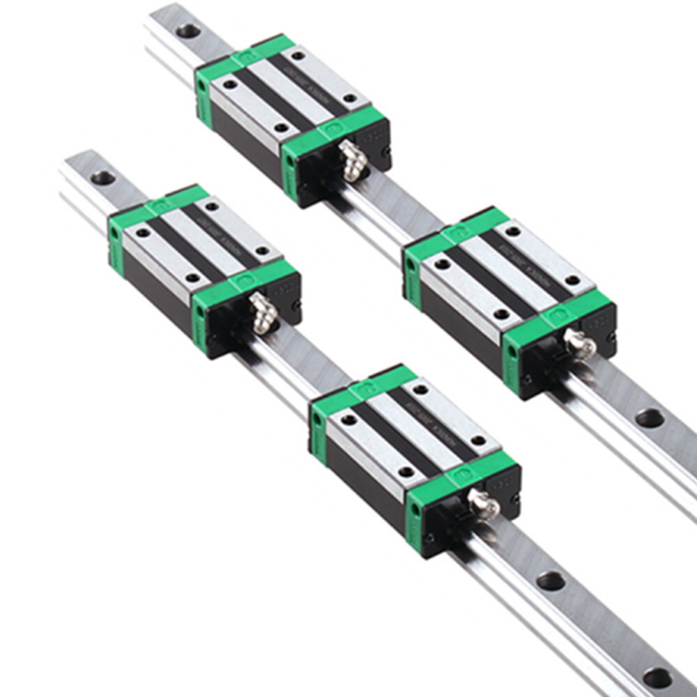 2PCS HGR20 Linear Rail 300MM-2000MM+SFU1605 BallScrew Couplers&BKBF12 ...