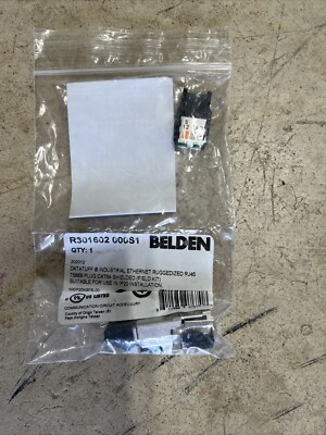 Belden R301602-000S1 Modular Connector - RJ45 Plug - 1 x 1 Port - Cat6a ...