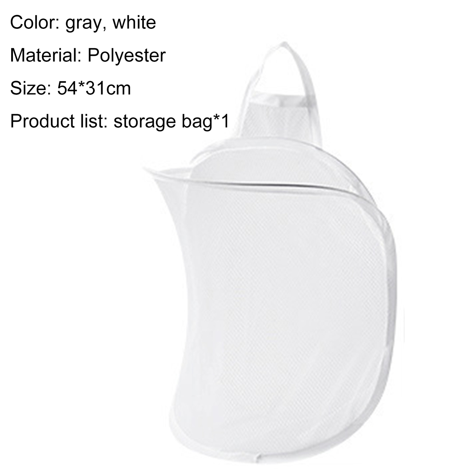 Clothes Basket Large Capacity Punching Free Hanging Laundry Bag ...