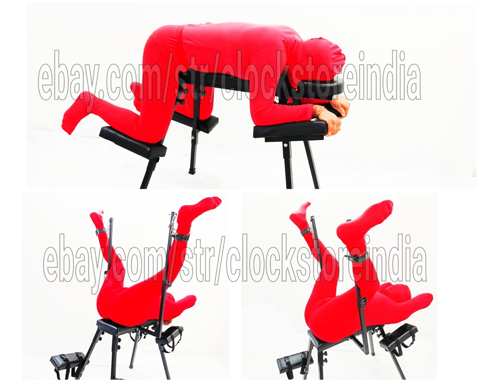 Spanking Bench Portable Bench Flogging BDSM Bench Red Color With ...