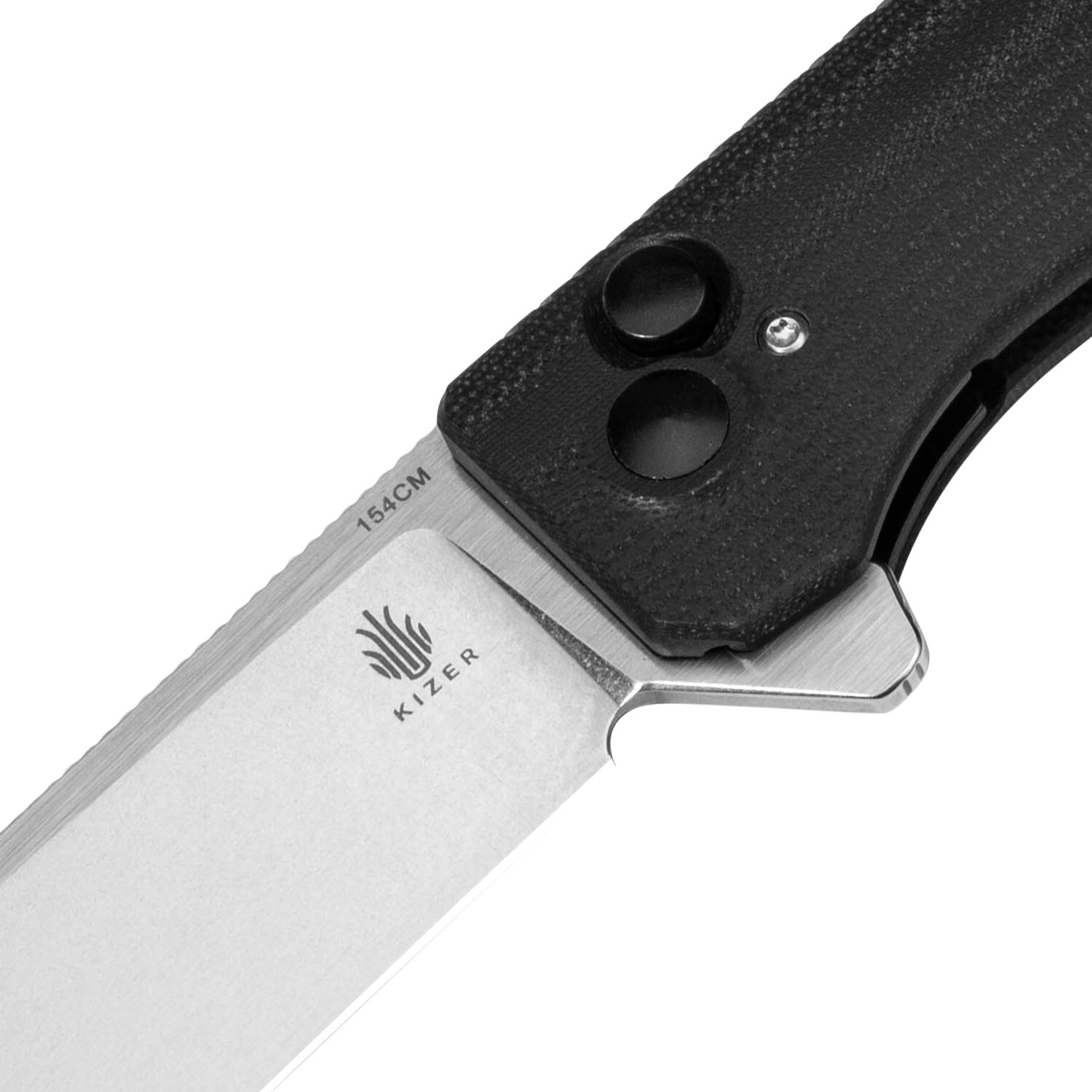 Kizer Brat EDC Pocket Knife 154CM Steel Blade Integral G10 Handle ...