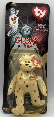 Ty Glory Bear McDonald House Rare 1993 Tag Born On July 4th 1997 | eBay