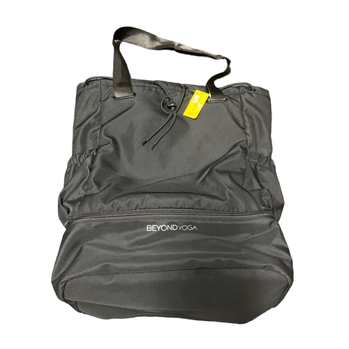 NEW Black Drawstring Beyond Yoga NEW Black Convertible Gym Bag Backpack | eBay