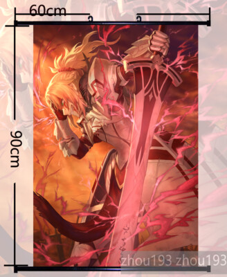 Fate/Grand Order Mordred Wall Scroll Poster Home Decor Holiday Gift 60 ...