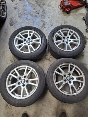 BMW X3 E83 Genuine Alloy Wheels & Tyres Set Of 4 235/55/R17 5 STUD ...