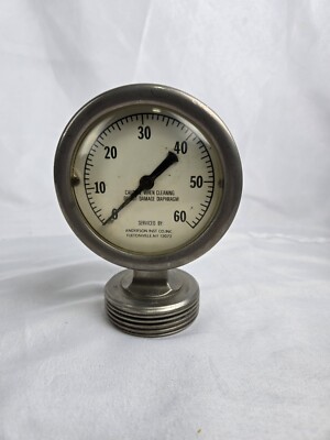 Vintage Anderson Instrument Company Fulton Ille New York 60 Pound Gauge ...