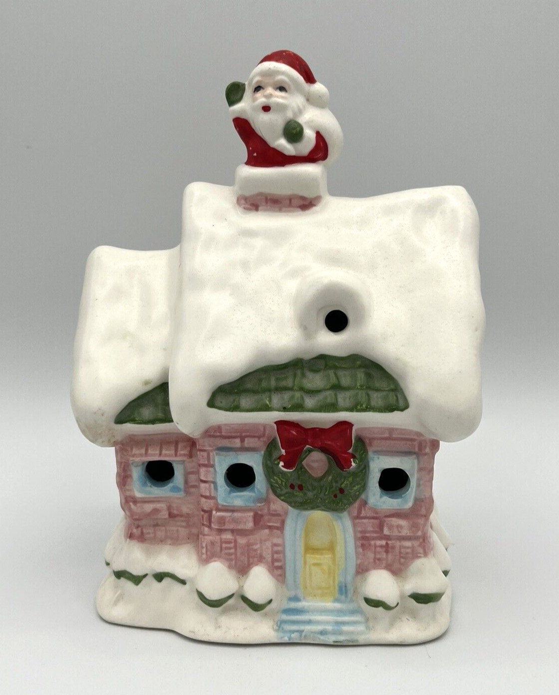 Vtg Lego Music Box Christmas Village House "Here Comes Santa Claus ...