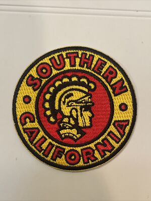 USC SOUTHERN CAL TROJANS Vintage Embroidered Iron On Patch 3” X 3” | eBay