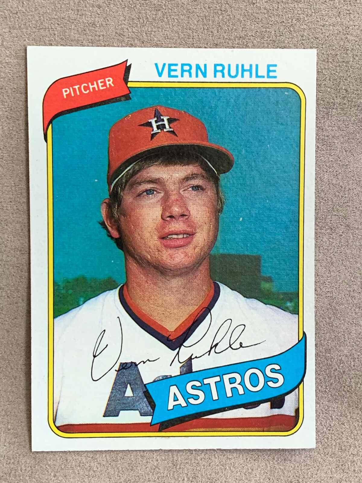 1980 TOPPS BASEBALL CARD#234 VERN RUHLE HOUSTON ASTROS NMMT FREE ...
