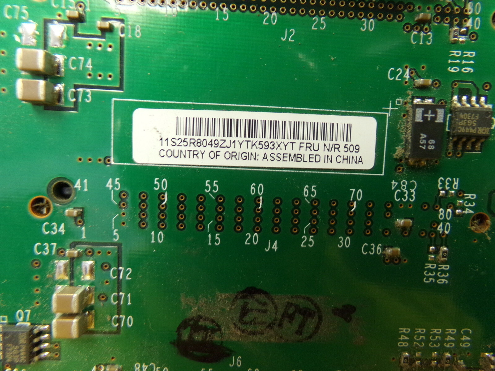 IBM module (1P) PN: 90P4670 EC: H17449V (4L) Origin CN FRU 26K4755 509 ...
