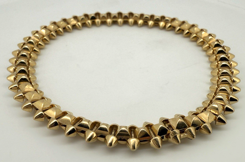 Authentic Clash De Cartier Flexible Bracelet 18k Yellow Gold Solid 8 ...