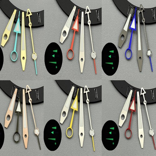 GMT Green Luminous Watch Hands Set Watch Pointer for Japanese NH34 ...