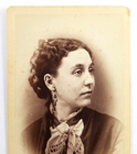CDV Photograph Portrait Of Woman Side Profile W E Cutler Lisbon New ...