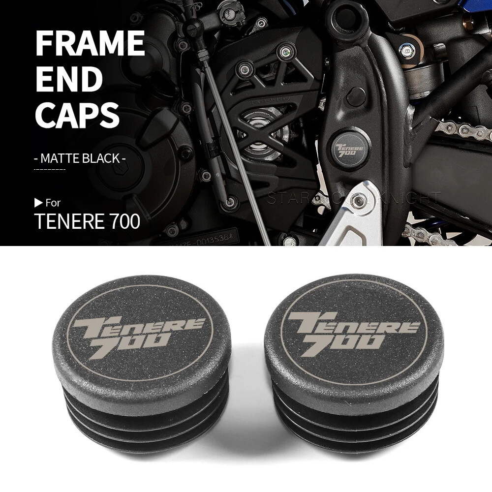 Motorcycle Frame End Caps Frame Hole Cover Caps For YAMAHA Tenere700 ...