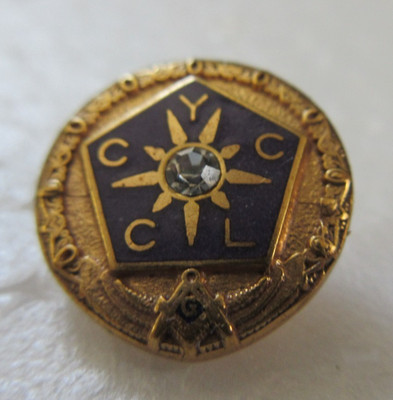 Old Vintage Enameled York Rite College Masonic Lapel Pin | eBay