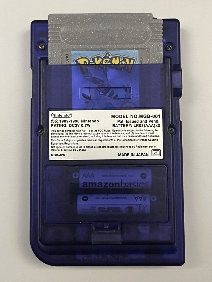 Nintendo Gameboy Pocket with Clear Purple Shell Modern IPS Backlit ...