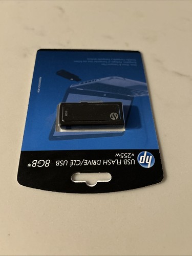 NEW Sealed Hewlett Packard USB flash drive 8GB v255w thumb stick store ...