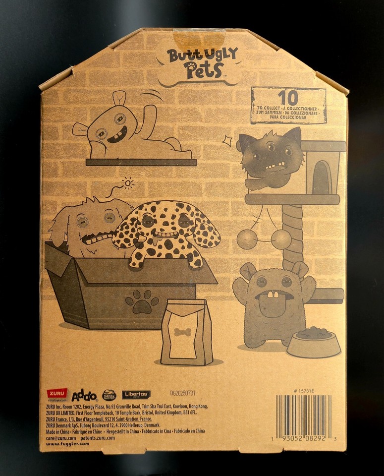 ZURU FUGGLER | Butt Ugly Pets | REEK-O-BLACK CAT/ YAWPER POM/RABID ...