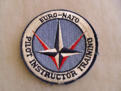 1970/80'S 80TH JET PILOT TRNG WING AF PATCH "EURO-NATO PILOT INSTRUCTOR ...