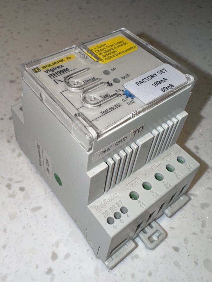 Square D Vigirex RH99M Ground Fault Relay 56000 Tested Excellent ...